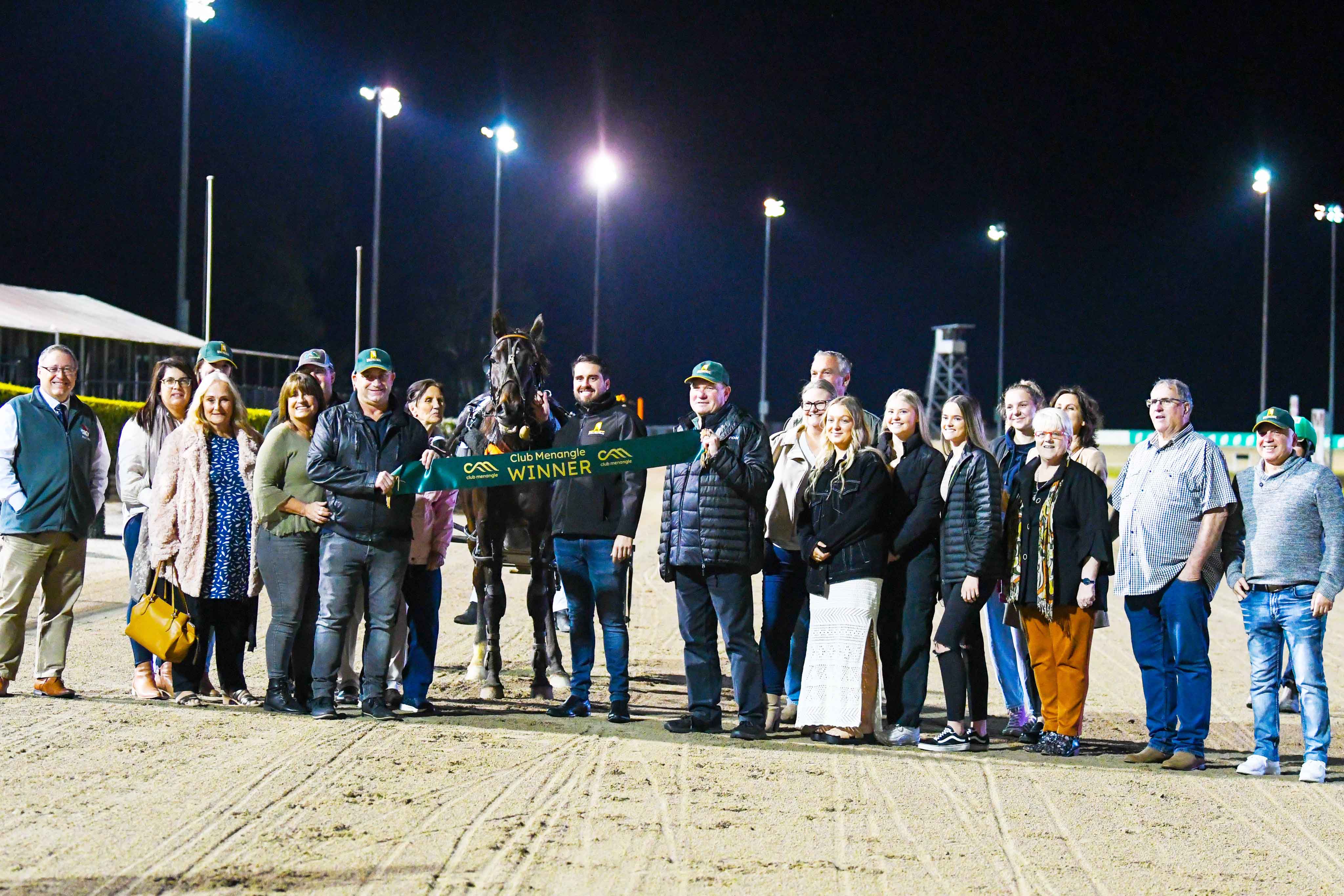 Top racecaller on a high